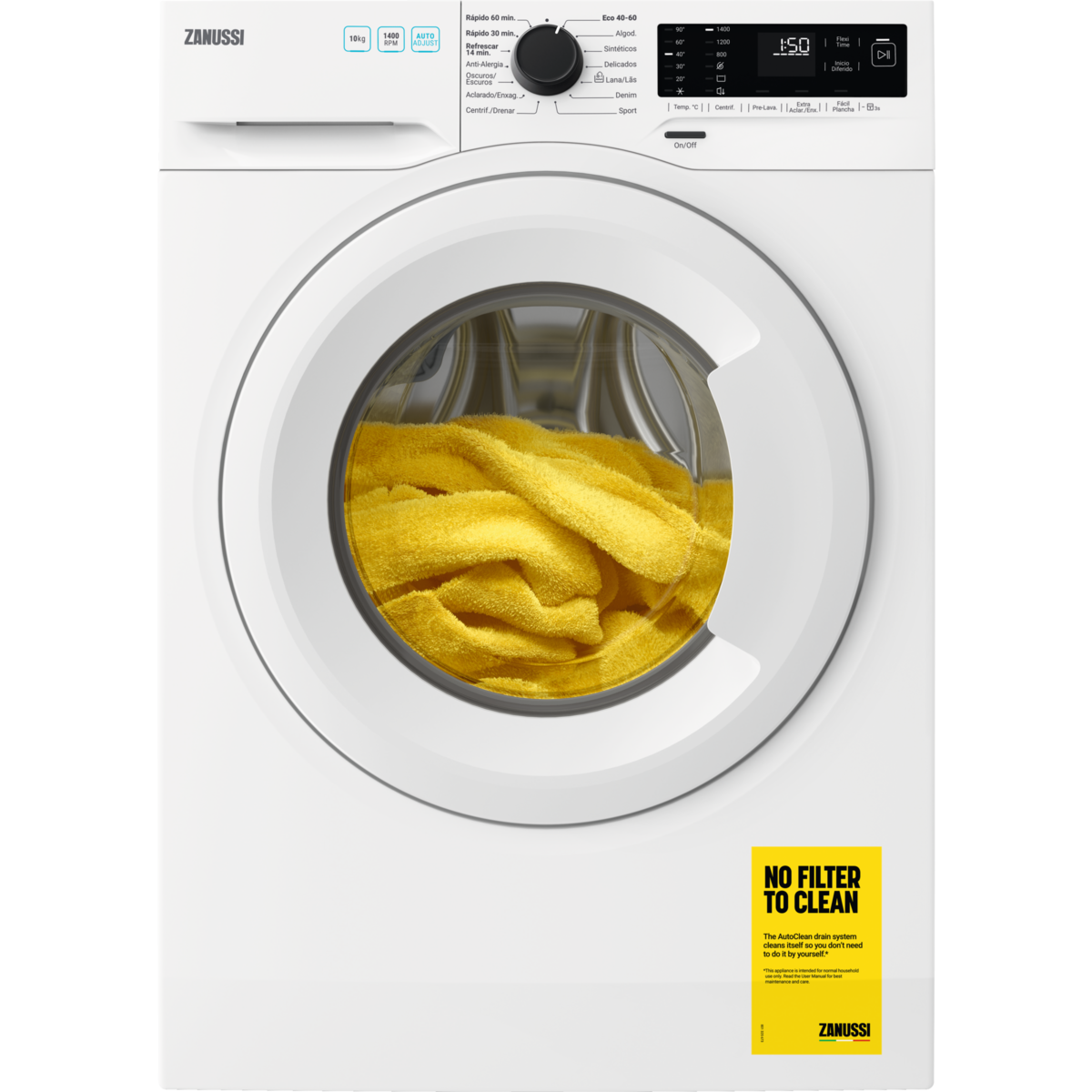Máquina de lavar carga frontal | Zanussi